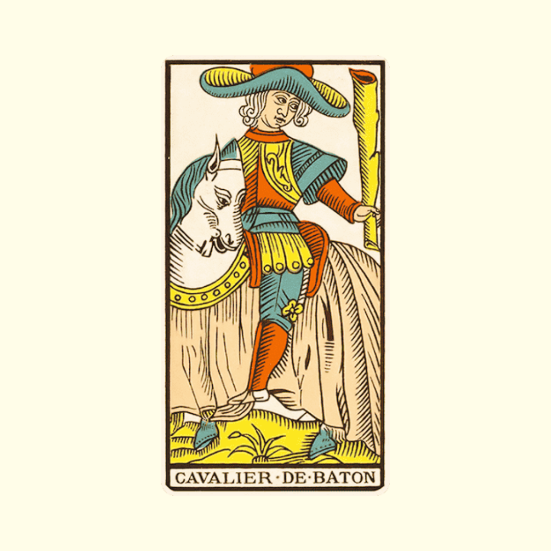 Guide du tarot : Le Cavalier de Bâton | Aeternum